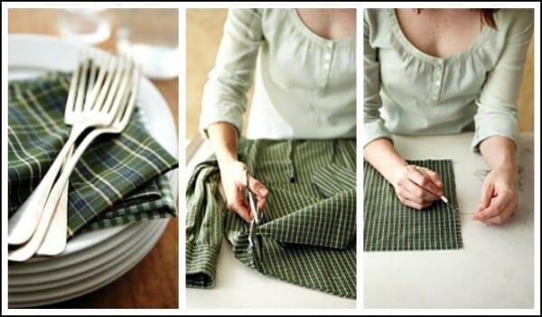 DIY No Sew Napkins