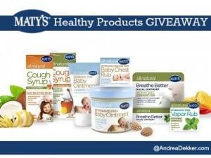 (Giveaway) Fight Cold and Flu Season Naturally with Maty’s Healthy Products