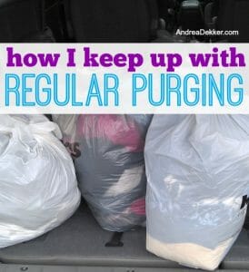 How I Keep Up With Regular Purging