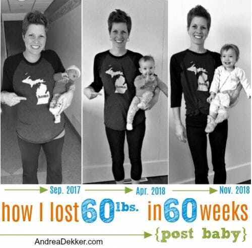 How I Lost 60 Pounds in 60 Weeks (Post Baby)