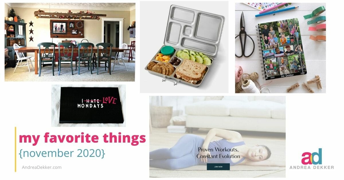 A Few of My Favorite Things (November 2020)