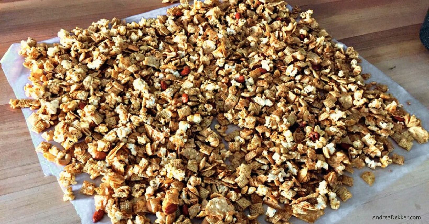 Sweet and Spicy Snack Mix For a Crowd