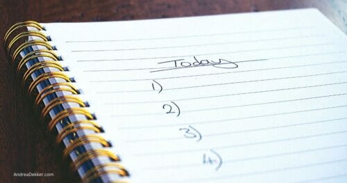 How to Boost Your Productivity with a Top-5 List